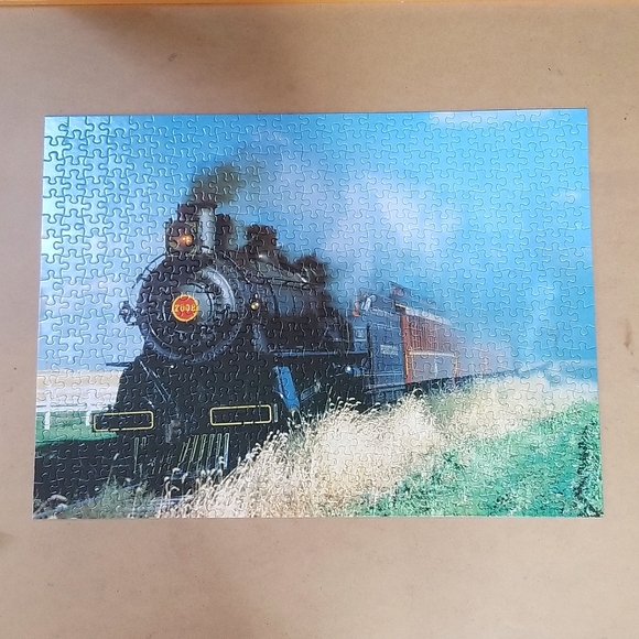 Jigsaw | Games | 50pc Train Jigsaw Puzzle In A Bag | Poshmark